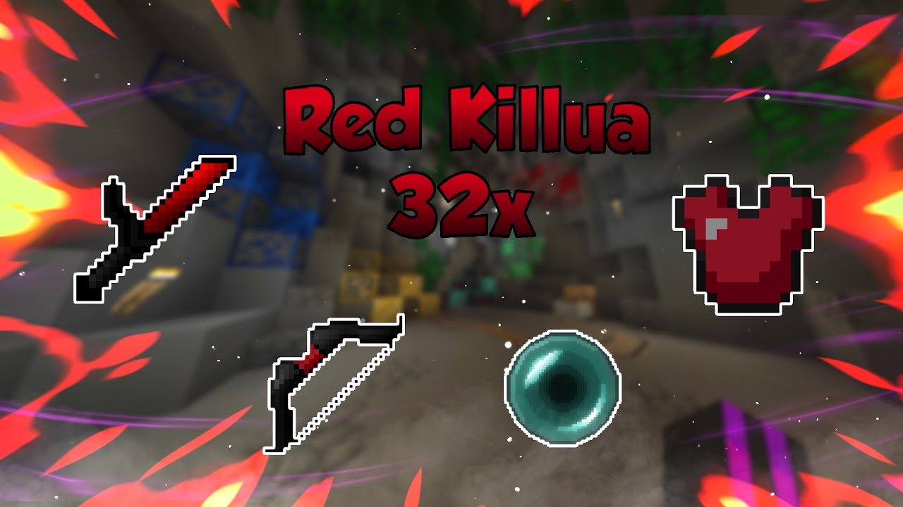 Texture Pack Red killua 32x32 MCPE | • TheGhoxt • - YouTube