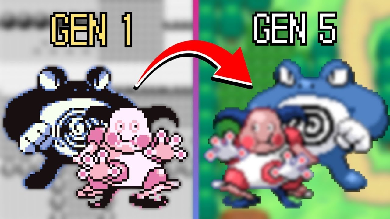 I Remade The GOOFY Gen 1 Pokemon Sprites - YouTube