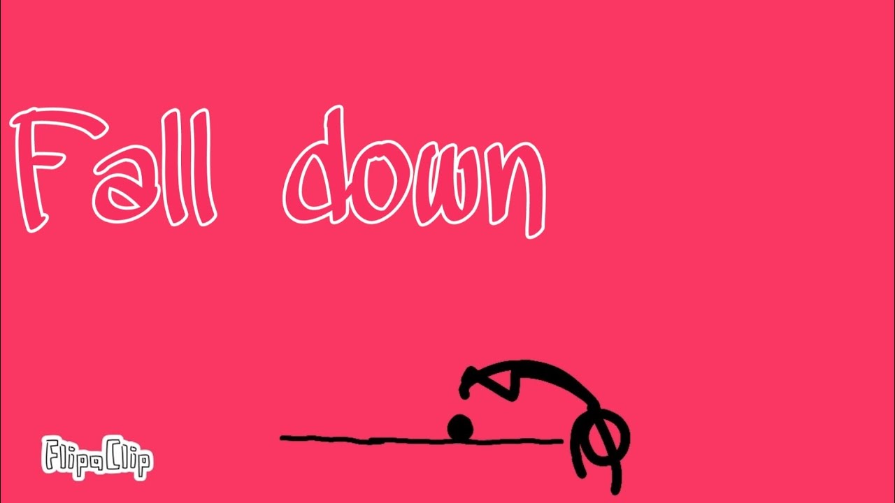 Flipaclip 2D animation walking, fall down 👇 - YouTube