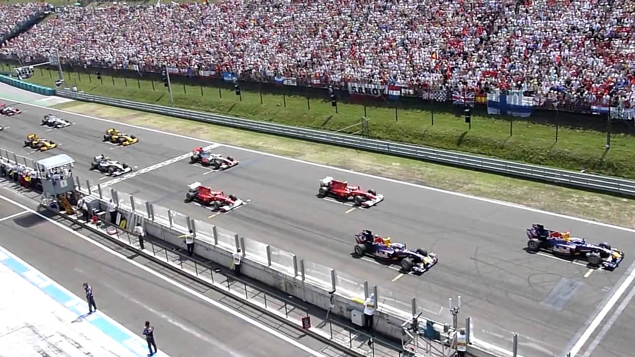 Largada - GP Hungria 2010 - Formula 1 - YouTube