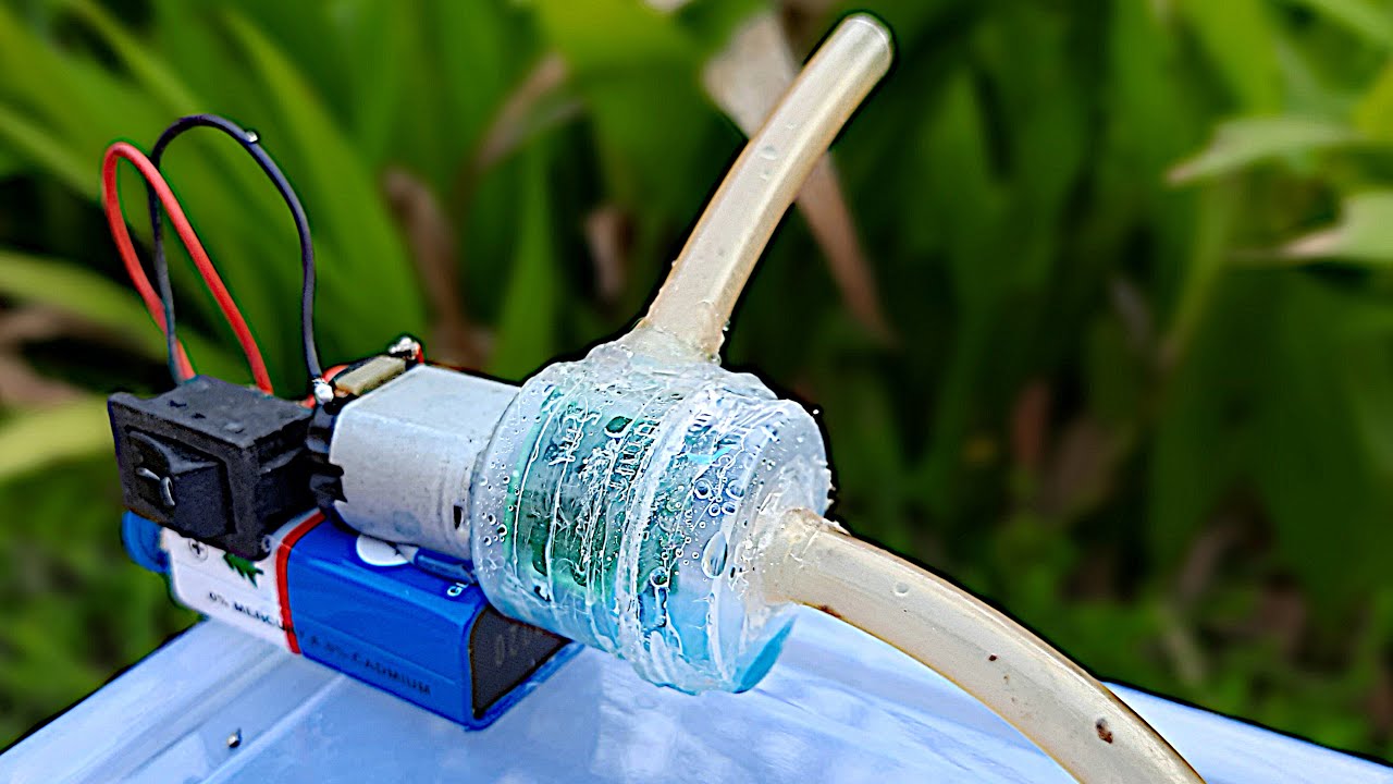 How to make Mini Water Pump from 130 Motor | Diy Invention - YouTube
