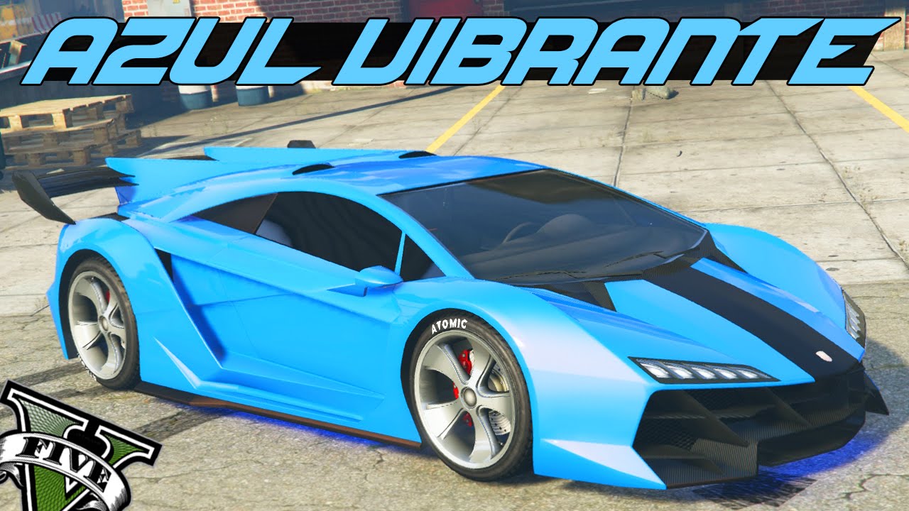 GTA V - CORES INSANAS - AZUL VIBRANTE - GTA 5 PAINT JOBS - YouTube