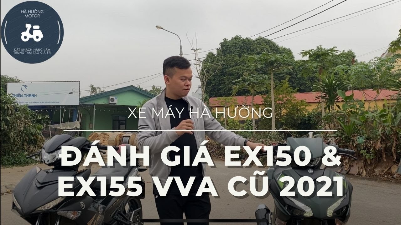 EXCITER 150 VÀ EX155 VVA CŨ 2021 GIÁ RẺ TẠI XE MÁY HÀ HƯỜNG - YouTube