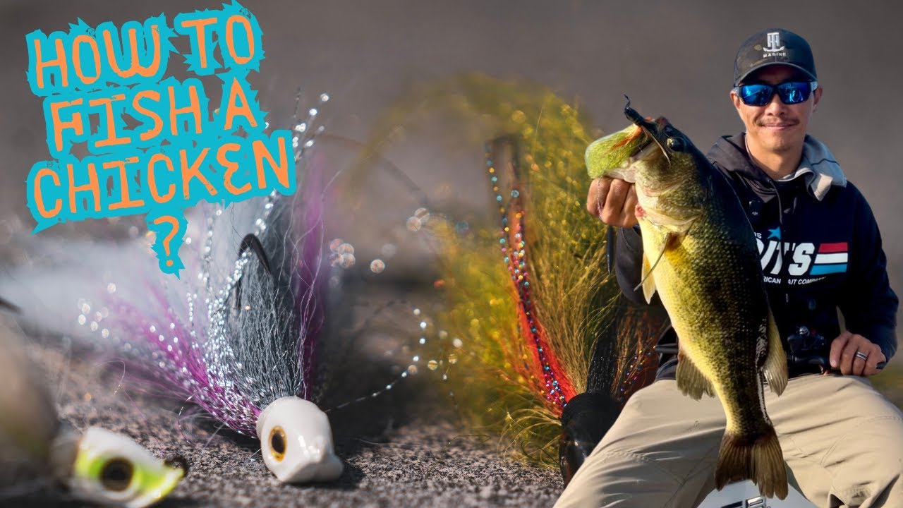 How to fish a chicken for Minnesota largemouth bass (big hair jig ...