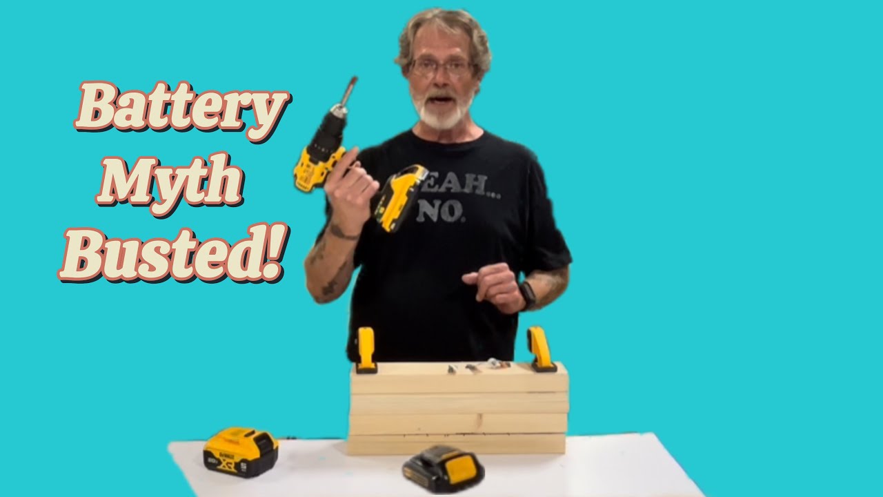 Busting a common myth about power tool batteries! #viralvideo #diy # ...