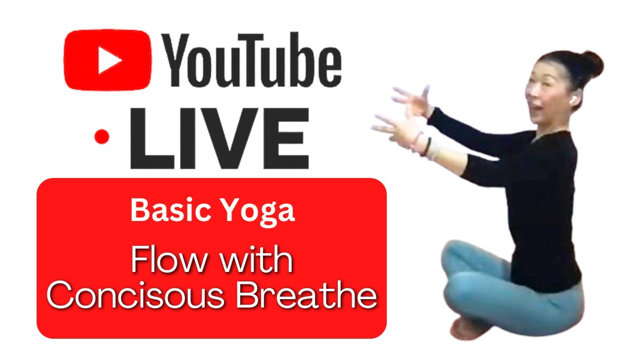 YOGA with YUKO | LIVE | True Vinyasa| Breathe and Flow | #yoga # ...