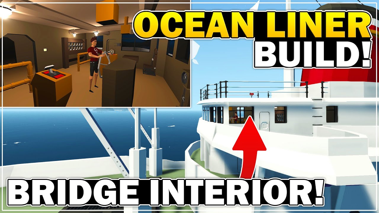 Bridge Interior Added! - Ocean Liner Build - Part 14 - YouTube