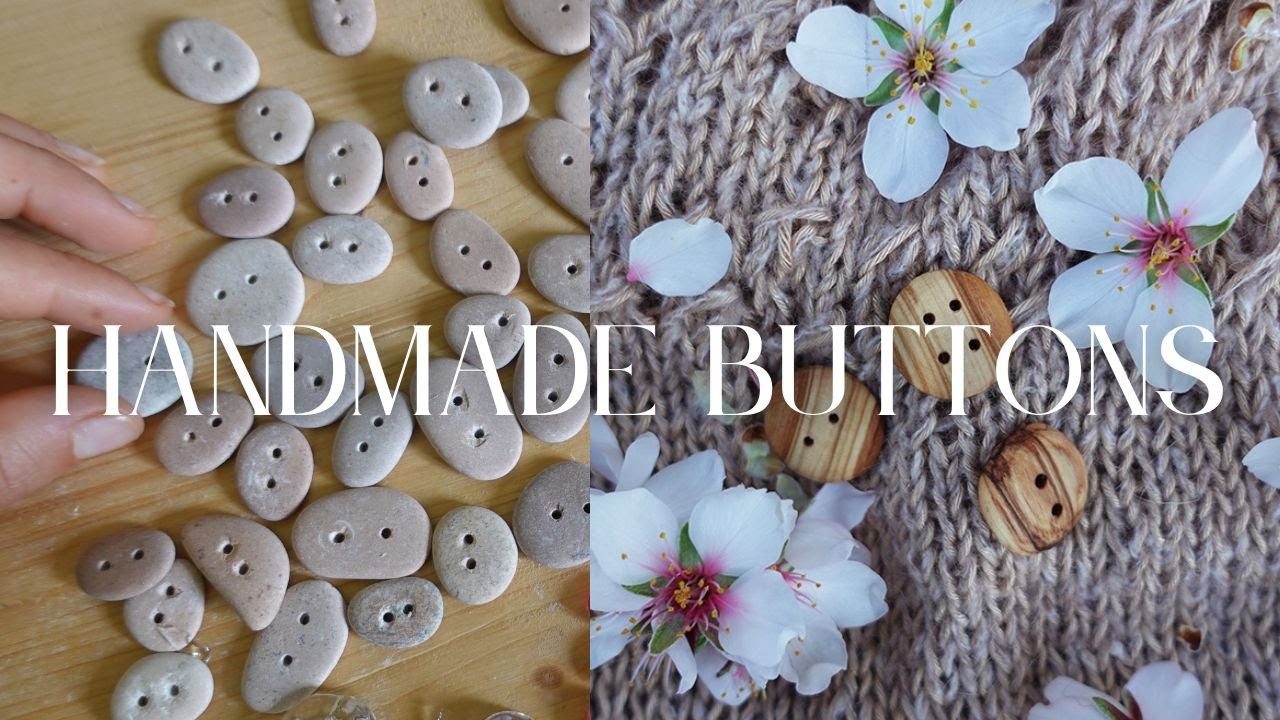 How to make BUTTONS from different materials - YouTube