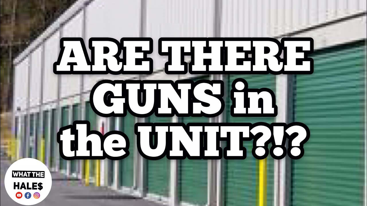 ARE THERE GUNS? / In An Abandoned Storage Unit Auction Locker / Opening ...