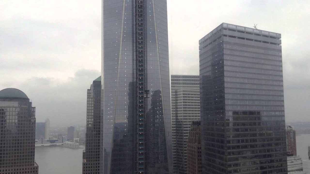 World Trade Center Site From 49th Floor Millennium Hilton - YouTube