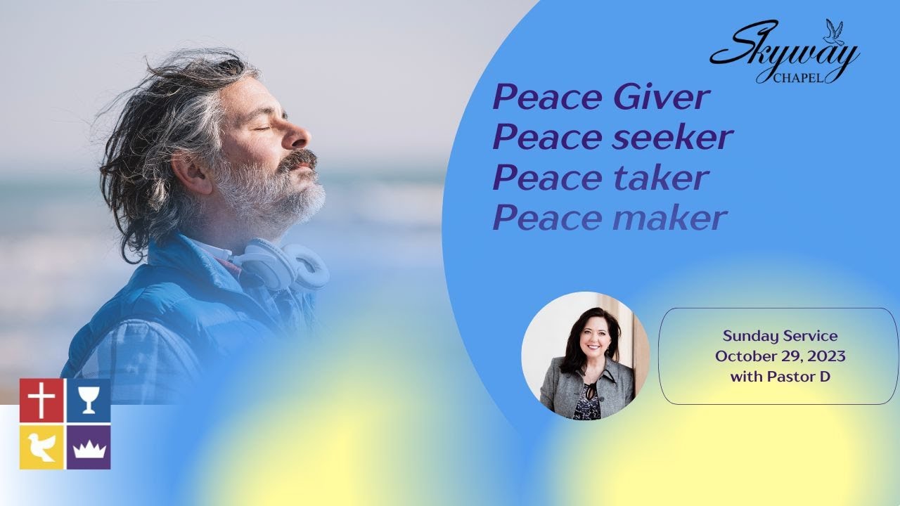 Peace Giver, peace seeker, peace taker, peace maker - YouTube