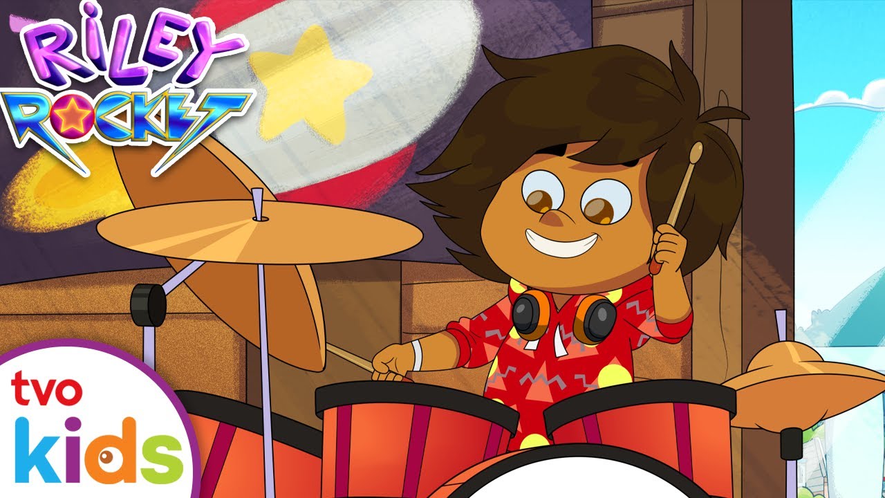 Alex's Longest Drum Solo EVER 🥁 Riley Rocket Clip | TVOkids - YouTube