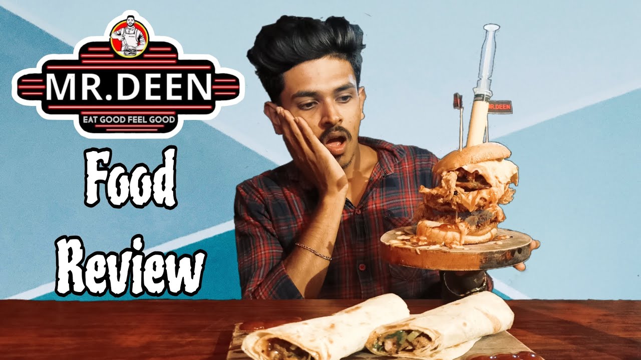 Burger රාක්ෂයා 🍔 Mr. Deen Food Review | Bamboo Chicken Cheese Kottu ...