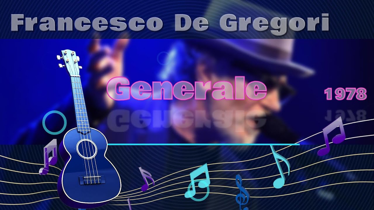 Francesco De Gregori, Generale - Karaoke - YouTube