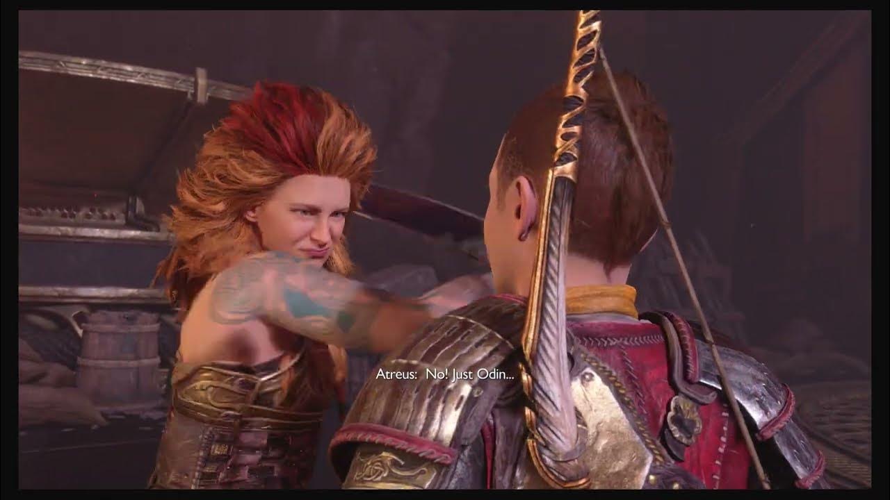 Thors Daughter Realizes Odin Is Evil God Of War Ragnarok Youtube