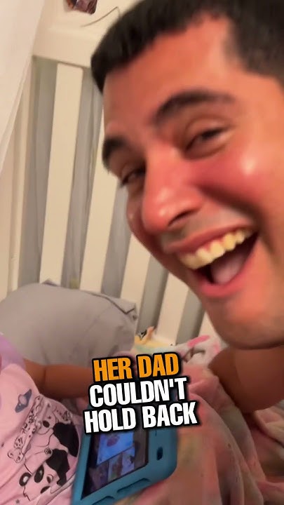 Daughter's Sweet Reaction to Dad's Shaved Face 🥰 - YouTube