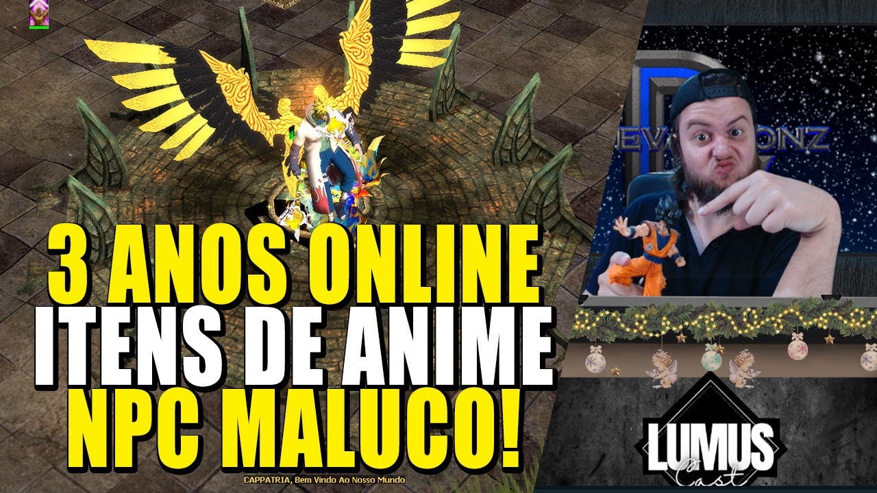 HISTÓRIA DESSE MU É INCRÍVEL! 3 ANOS ONLINE COM ITENS DE ANIME! NPC ...