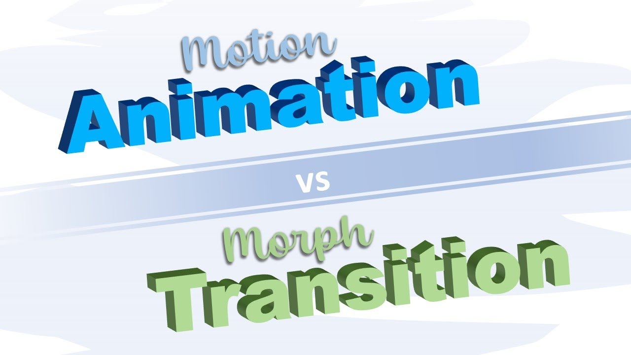 Motion Animation vs Morph Transition - YouTube