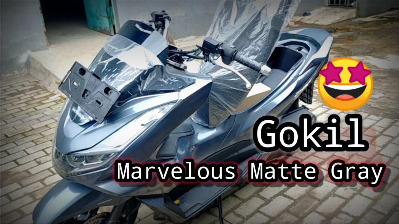 PCX MARVELOUS MATTE GRAY CBS 160 2021 - YouTube