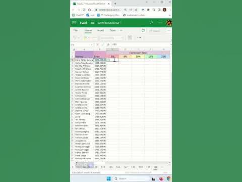 Calculate commission using dynamic array in Excel - Excel Tips and Tricks - YouTube