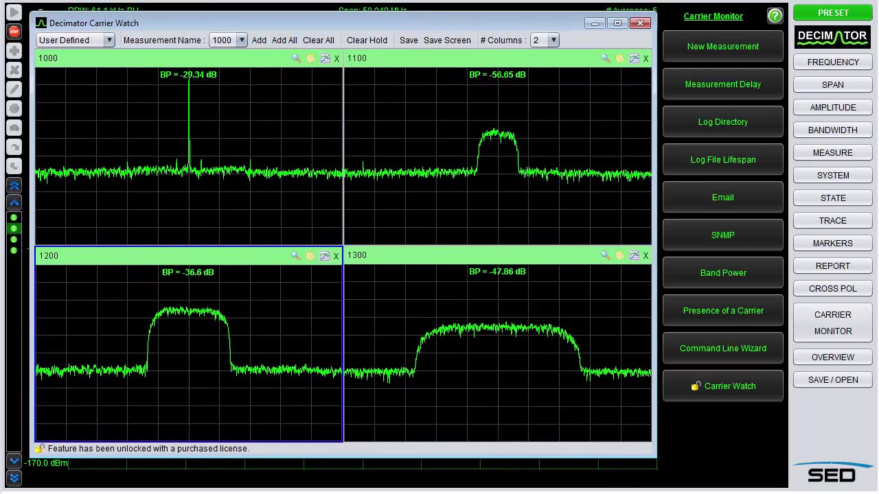 SED Systems - Decimator Training - CarrierWatch - YouTube