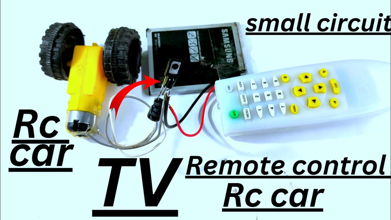 How to Make Receiver Circuit for TV Remote Control Car and Boat!! | how ...