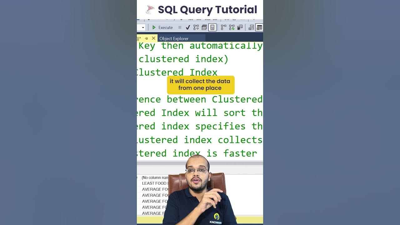 Types of SQL Server Indexes: Clustered vs Non-Clustered |SQL Tutorial Day 20 - YouTube