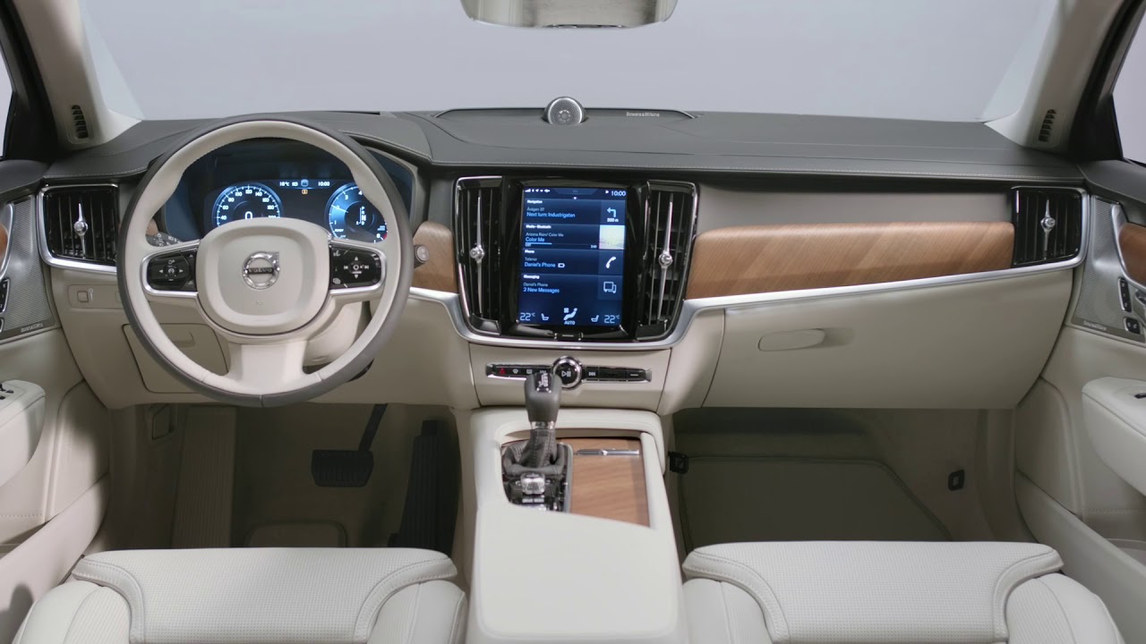 Volvo V90 - Interior - YouTube