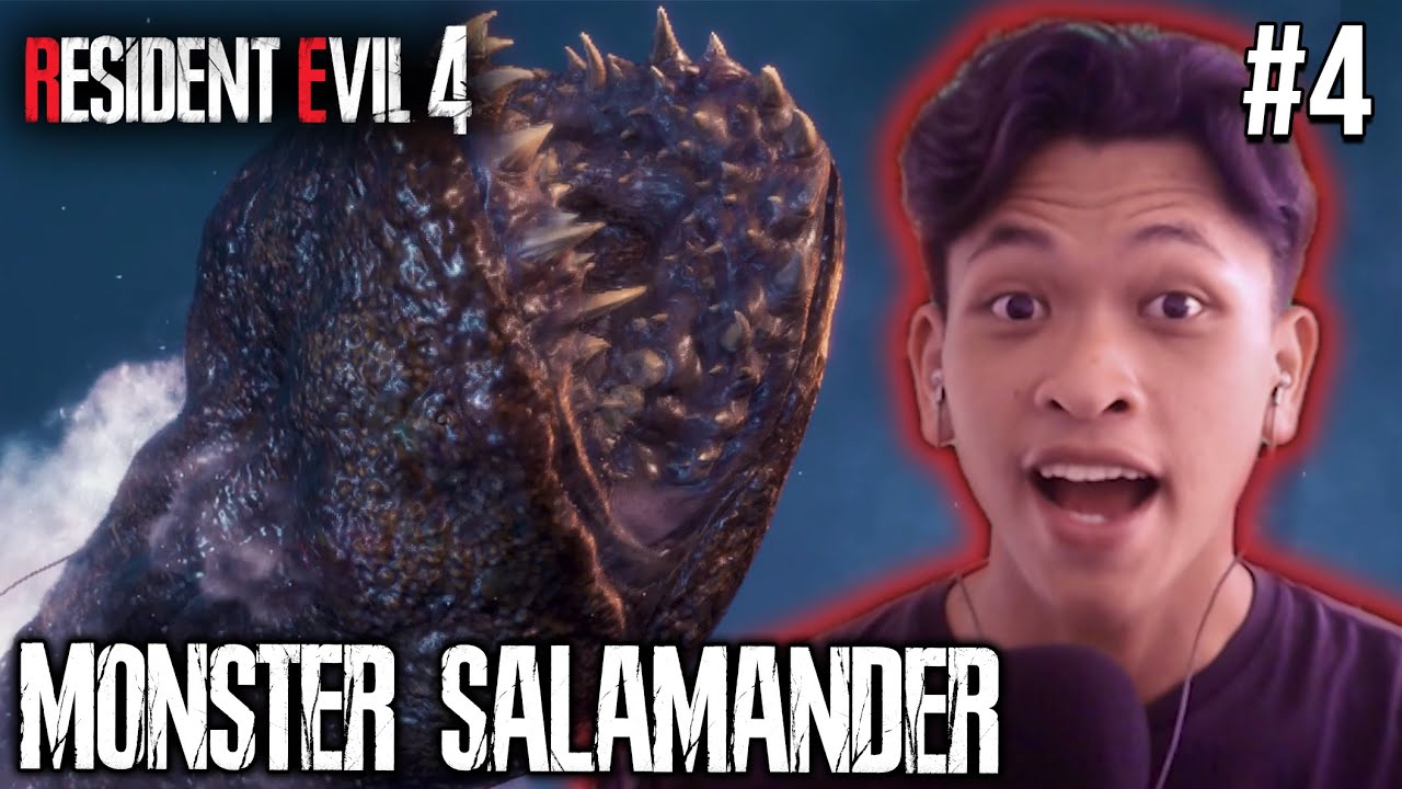 MELAWAN MONSTER SALAMANDER!!! - Resident Evil Remake - Part 4 - YouTube
