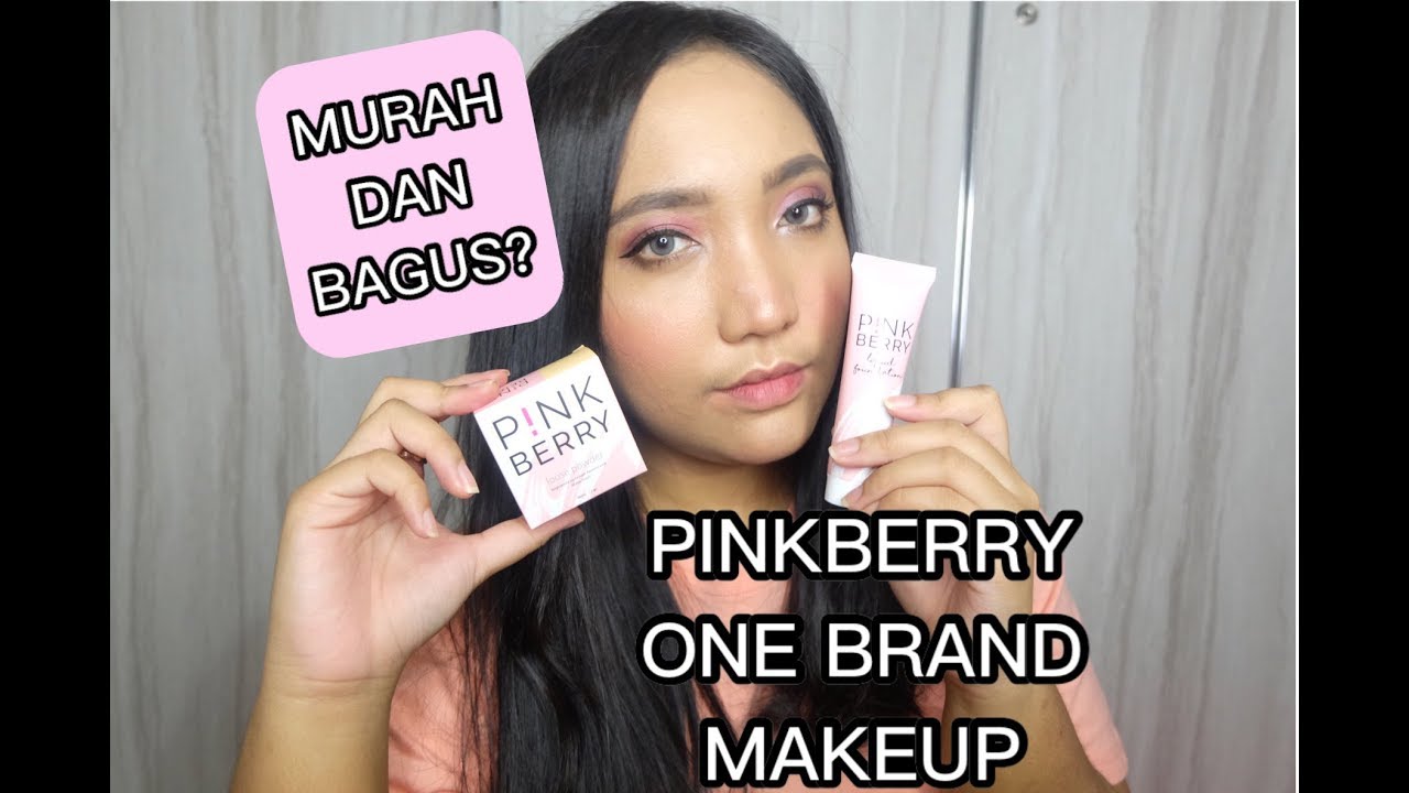 PINKBERRY ONE BRAND MAKEUP TUTORIAL + REVIEW - YouTube