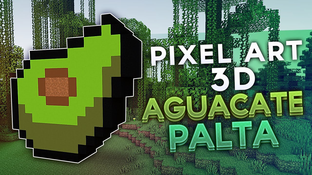 Cómo construir una PALTA o AGUACATE gigante en MINECRAFT - YouTube