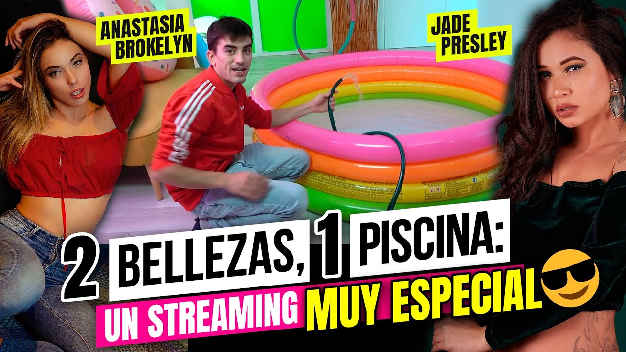 2 Bellezas 1 Hot Tub Un Streaming Muy Especial Con Jade Presley Y Anastasia Brokelyn 😎 Youtube