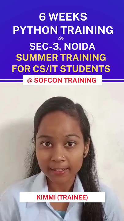 6 Weeks Training for CS IT Engineering Students | Python Programming # ...