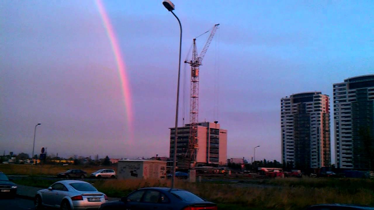 Rainbow over Arena Riga 18.10.2012 - YouTube