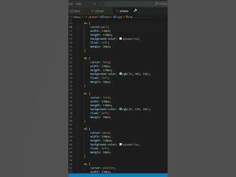 9 Cursors ! How To Change cursor types! #frontenddeveloper #webdesign - YouTube