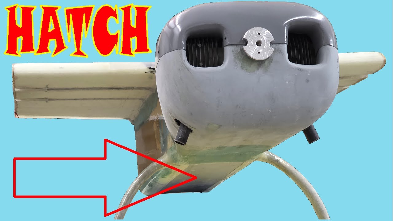 SCRATCH BUILD RC PLANE. BOTTOM HATCH. DIY RC PLANE. COMPOSITE CARBON ...