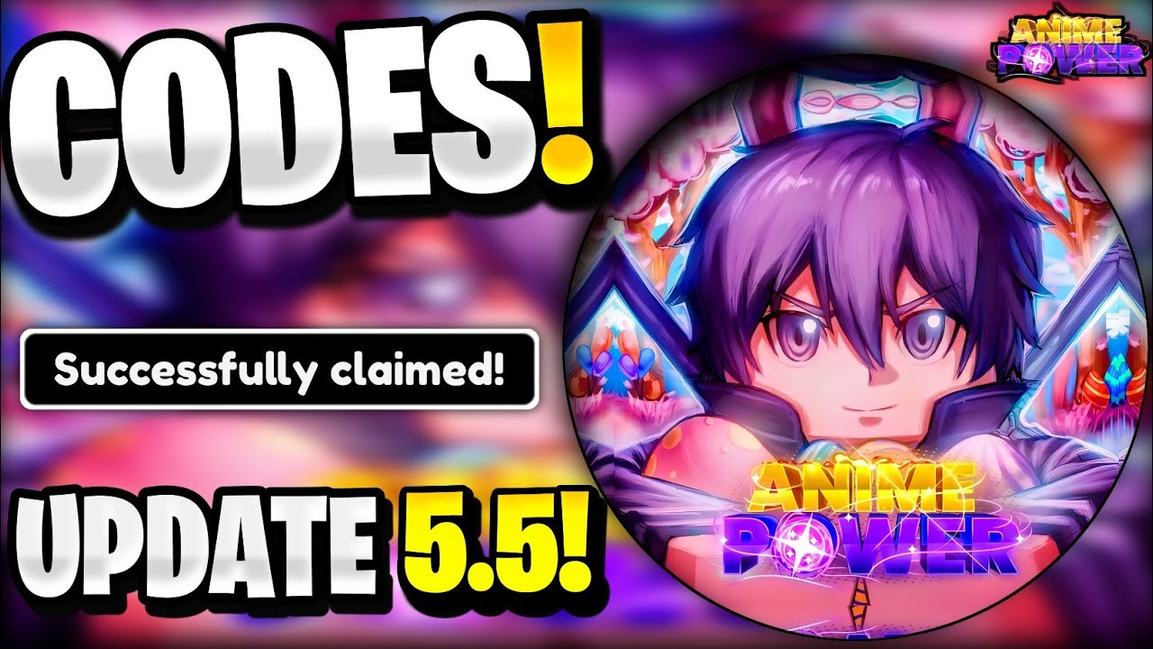 🔥*NEW* All Working UPDATE 5.5 CODES FOR ANIME POWER! ROBLOX ANIME POWER ...