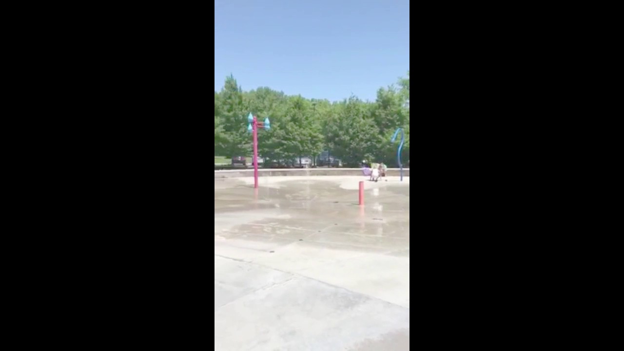 Dillon Park Splash Pad Noblesville | Indianapolis Area - YouTube