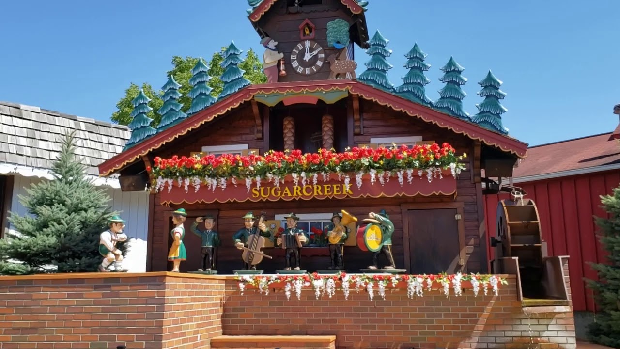World's biggest Cuckoo Clock Sugar Creek OH 9-5-2020 - YouTube