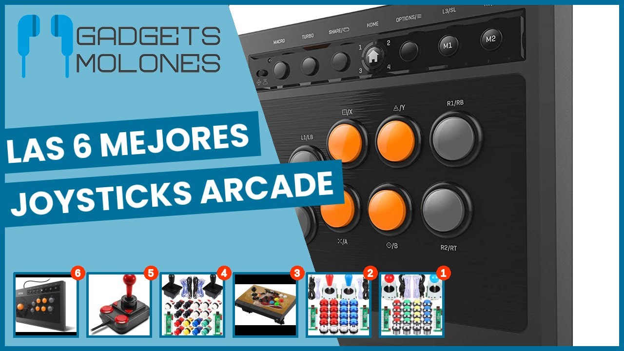 Las 6 mejores joysticks arcade - YouTube