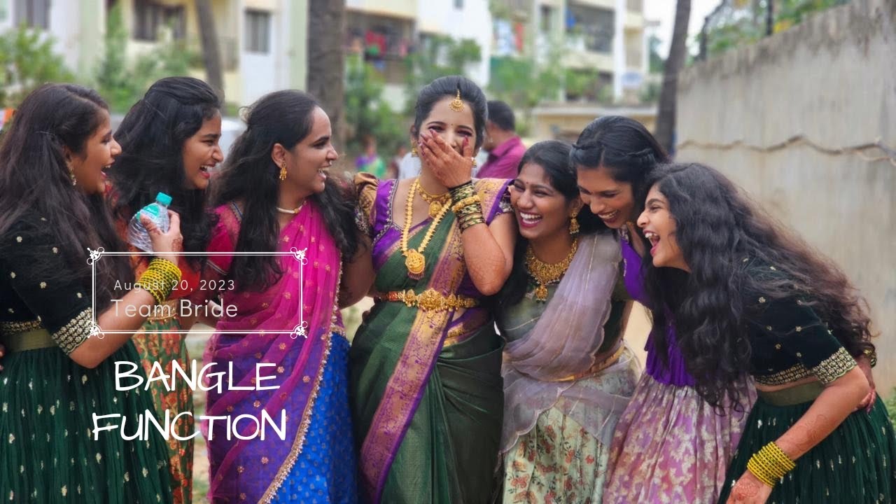 Best friend's Wedding ️ Part 2 || Mehandi & Bangle Function || bhavana gowda ️ - YouTube