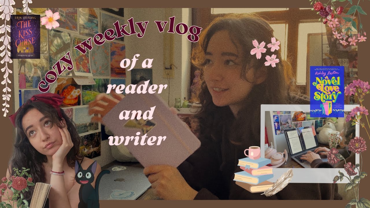 Cozy Week In My Life | reading, writing, bookstagramming - YouTube