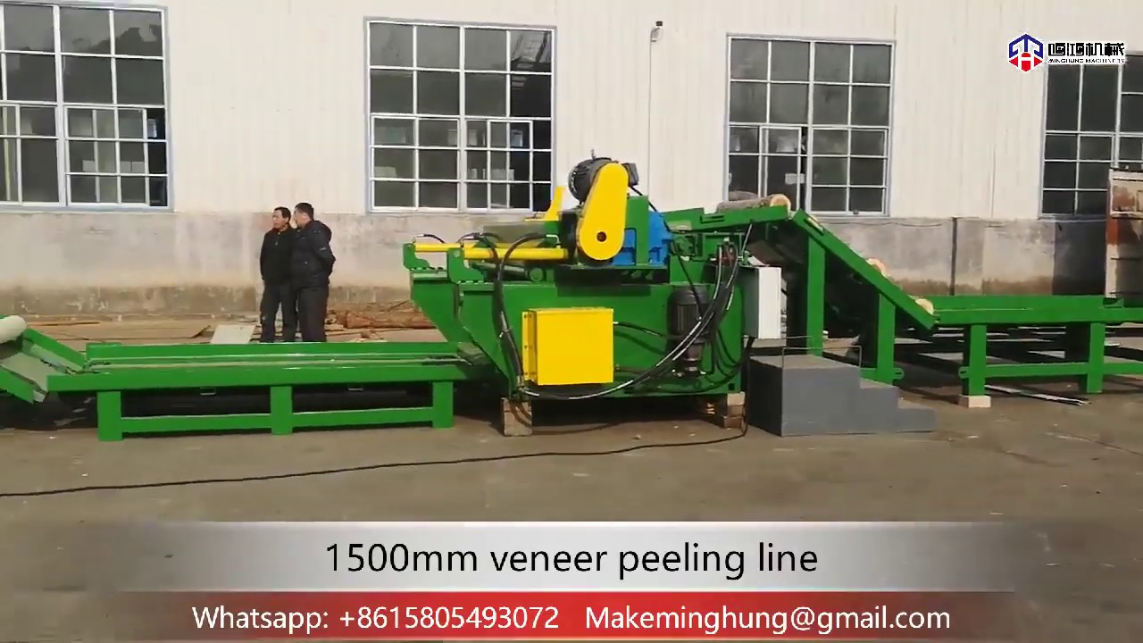 STRONG veneer peeling machine！- steps for making wood veneer(2020 ...