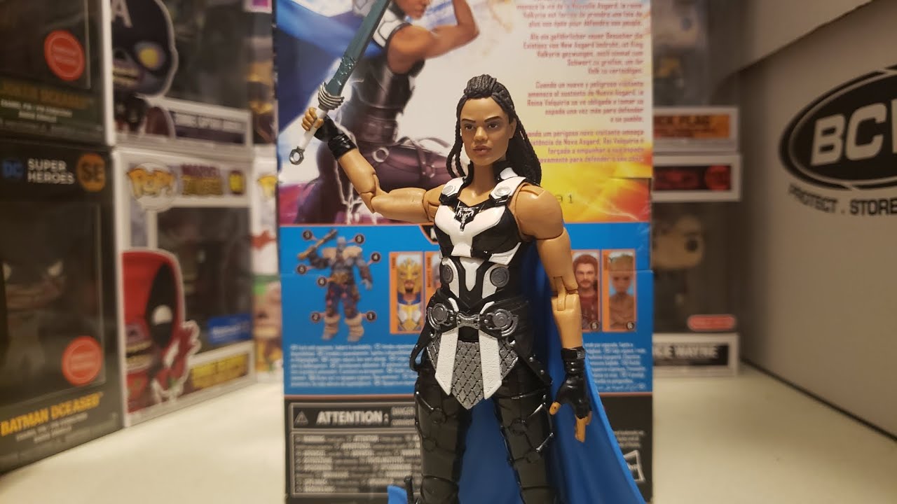Marvel legends Thor Love and Thunder wave Valkyrie review - YouTube