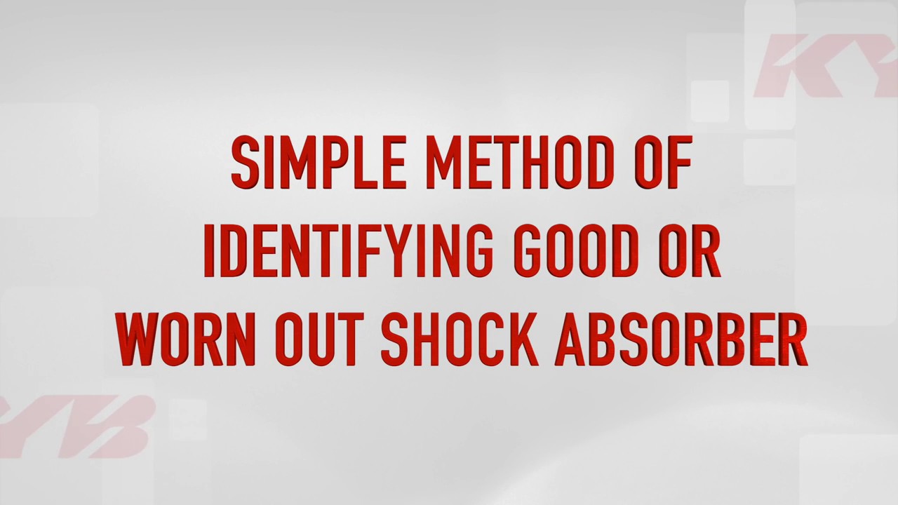 How to check the condition of your Shock Absorber? - YouTube