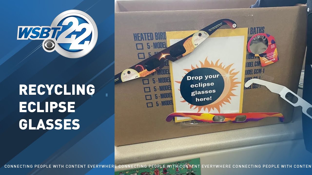 Giving eclipse glasses a second life - YouTube
