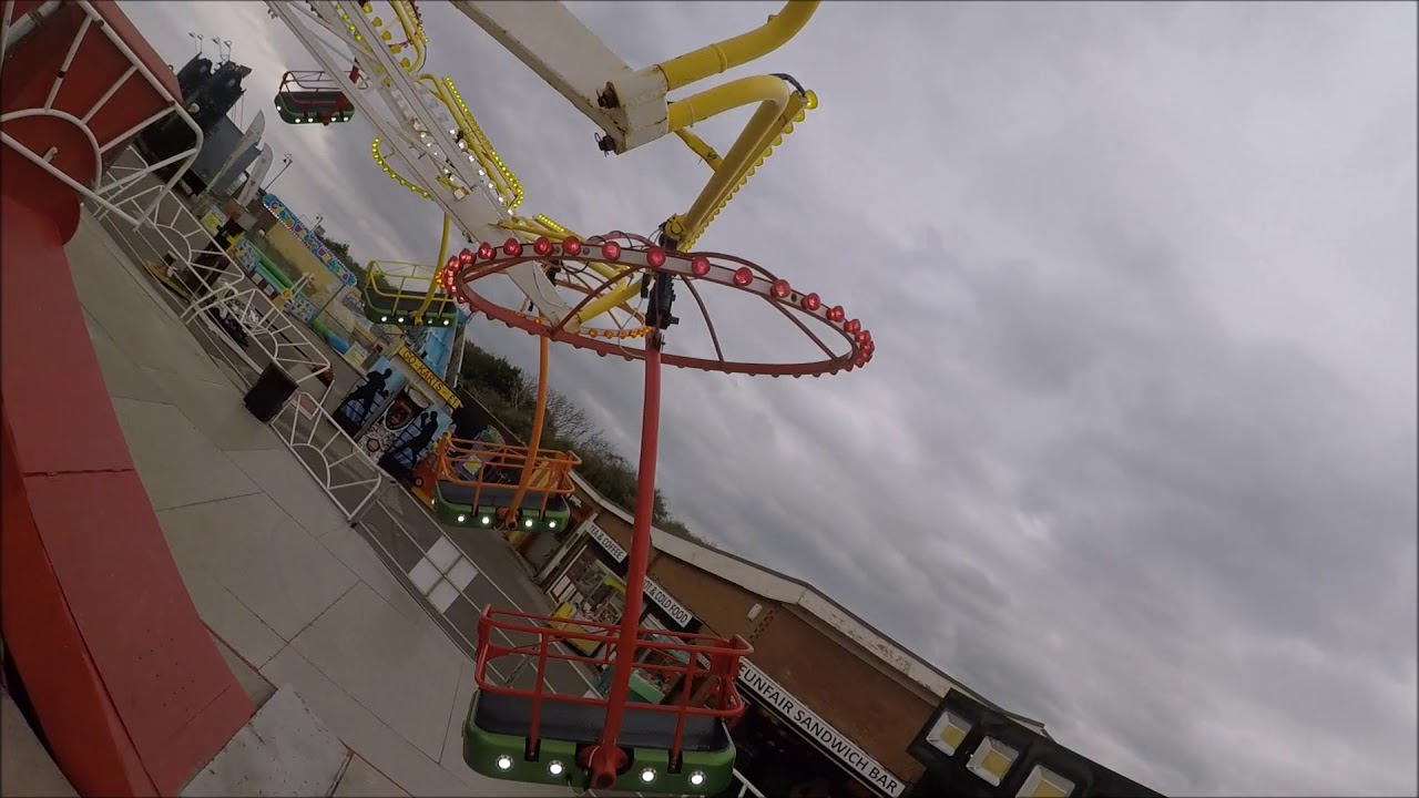 mablethorpe fun fair paraglider POV - YouTube
