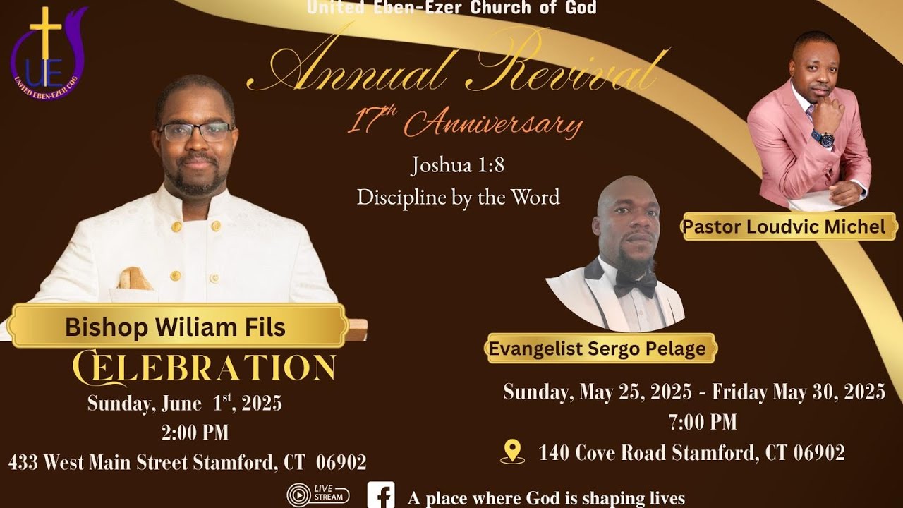 UECOG 17th Anniversary Revival 4th Night 5/28/25 - YouTube