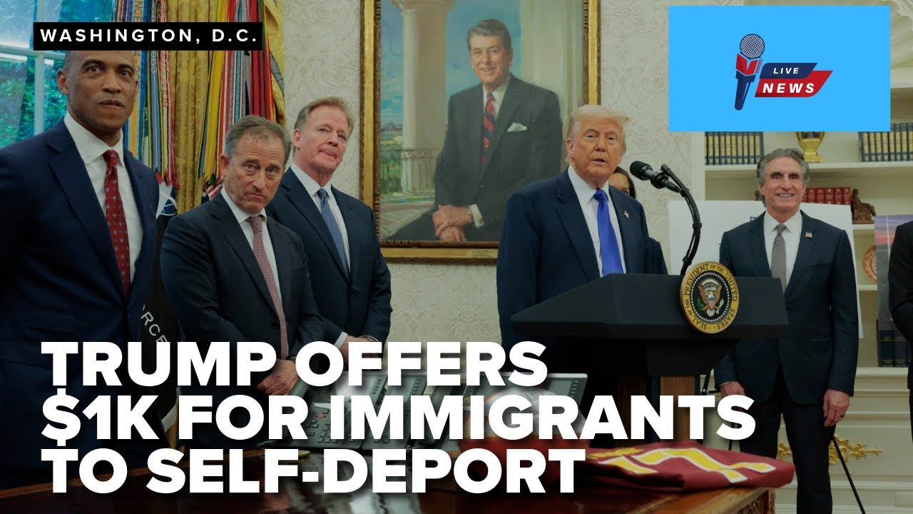 Trump to push self deportation message in proclamation - YouTube