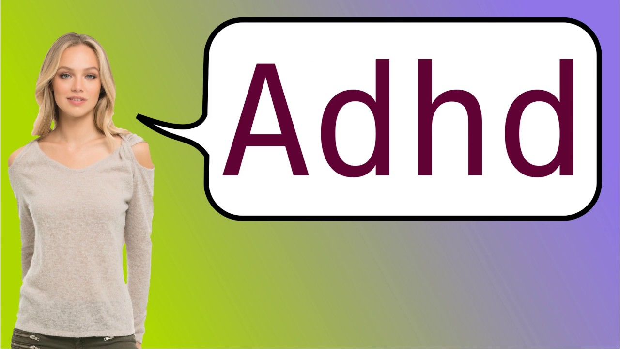 How to say adhd in French? - YouTube